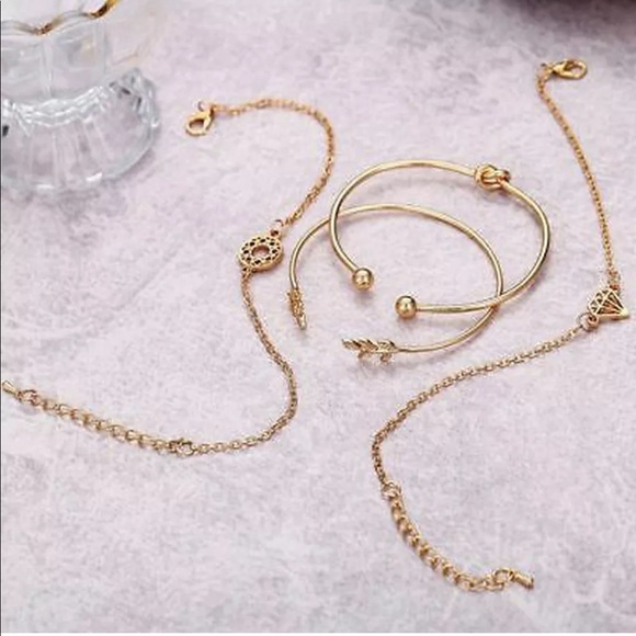 Jewelry | Emily Gold Bracelet Stacking Set | Poshmark
